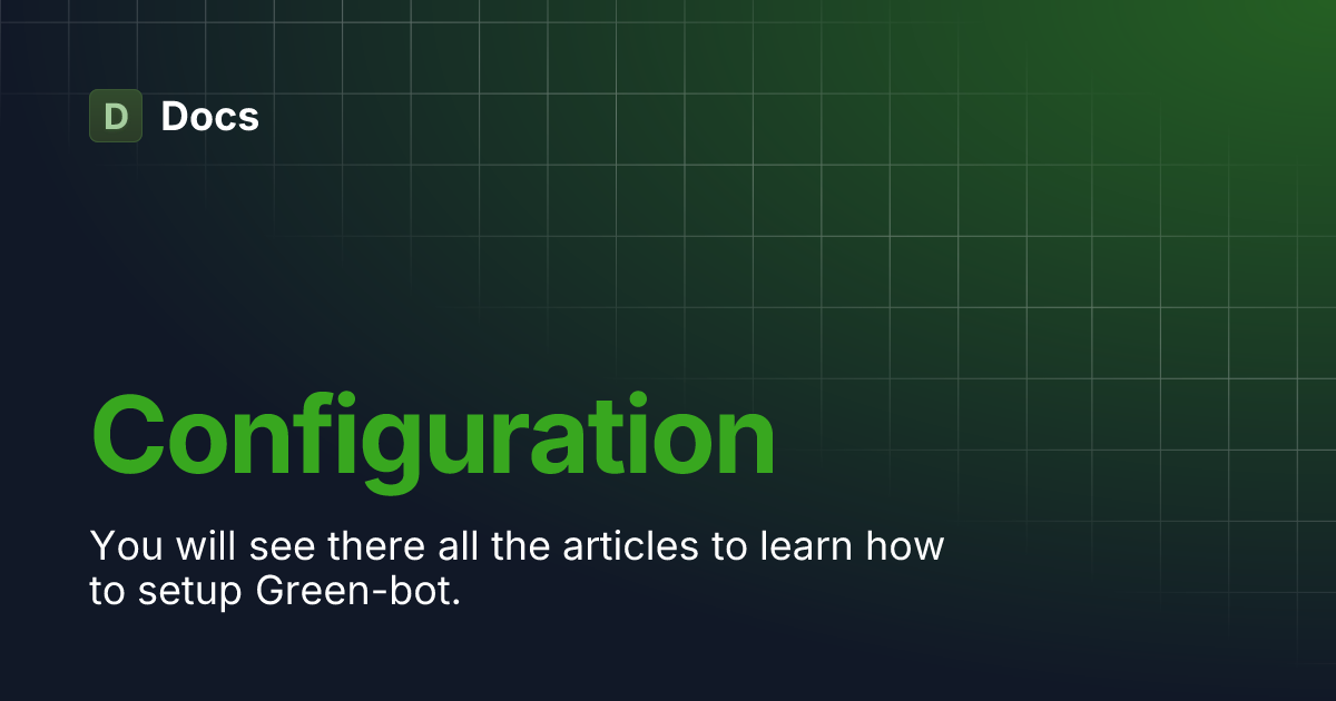 Configuration | Docs